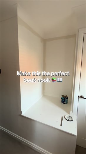 Transforming an Awkward Space into a Cozy Book Nook