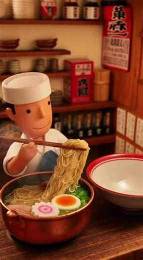 Mini Chef Makes the Most EPIC Ramen Ever 🍜🤖🔥 #ia #enbuscadelosmejoresprecios