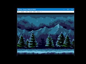 Sega Mega Drive / Genesis Parallax Demo