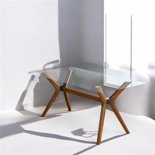 Handcrafted Walnut Wood Table Leg, Dinner Table Base - Etsy