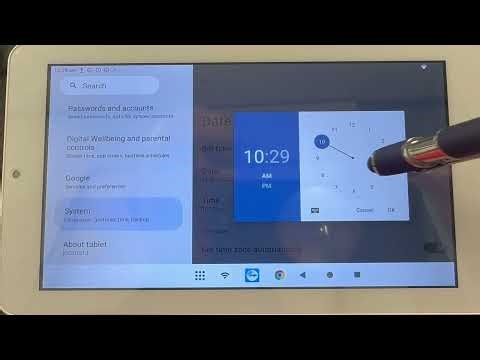 Setting date and time on Fujitsu General Airstage AnywAiR ducted controller