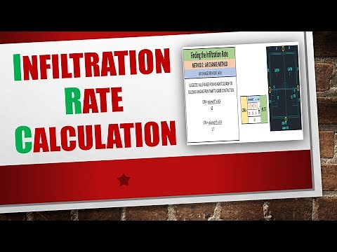 INFILTRATION CFM CALCULATION IN HVAC SYSTEM