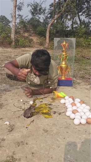 Amazing Boy Hunting Mouse on Jungle #rathunter #survival #agriculture #shortsviral