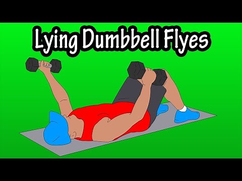 How To Perform Lying Dumbbell Chest Flyes On The Ground For Beginners