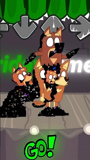 FNF Bluey Pibby Corrupted Playground Test VS Gameplay #shorts