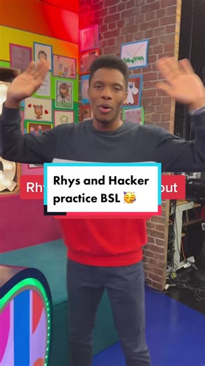 Rhys and Hacker Learn Sign Language with Rose Ayling-Ellis | Deaf Awareness Week