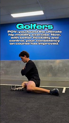 All in one hip mobility exercise. External and internal hip rotation, hip flexion.