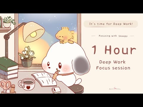 📚✨ 1 Hour flexible Focus timer | Relax and rewind | Study with Snoop + Lofi vibes| Deep Focus 🎧