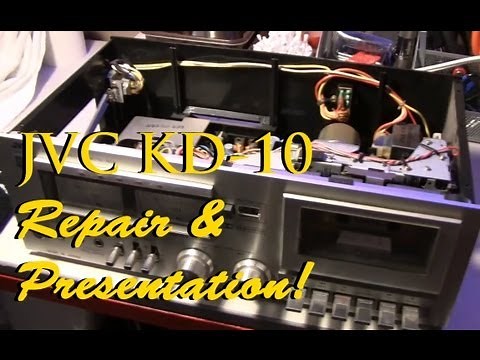 JVC KD-10 Cassette Deck: Presentation & Repair.