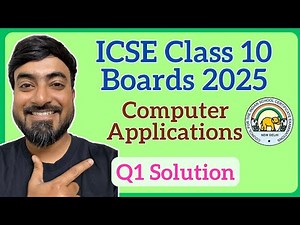 ICSE Class 10 Computer Applications 2025 Q1 | Java MCQ Solutions