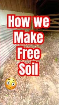 That’s right! 100% free! #soiltips #grow #leafminer #compost #viralshort #barn #explorepage #fypシ