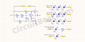 Simple 12V Music Reactive LED with BC547 Transistor | CircuitBest