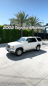 #dealoftheweek 💲9,750 🏎2002 Toyota 4Runner SR5🏎 Alright, let’s dive into the 2002 Toyota 4Runner. If you’re a fan of off-roading, reliability, and a touch of that early 2000s charm, this one’s for you. This rig is one of those vehicles that really gives you that “this thing can go anywhere” feeling — and for good reason. Toyota’s got a reputation for building trucks that can take a beating, and the 4Runner is no exception. The 4Runner just might be one of the best SUV’s ever made. Find a full