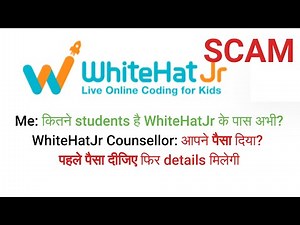 WhiteHatJr lies exposed. A phone call with their salesman. #WhiteHatJr