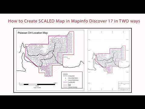 How to create Scaled Map using Datamine Discover in 2 ways