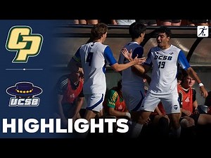 Cal Poly vs Santa Barbara | NCAA College Soccer | Highlights - October 18, 2025