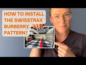 How to install the Swisstrax Burberry pattern? | FLEXICO | Swisstrax Modular Flooring Tile