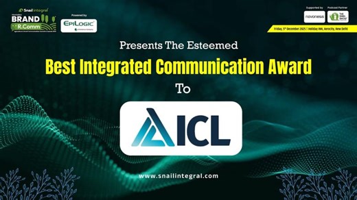 Best Integrated Communication Award: ICL Group | 3rd BRAND R.Comm Awards 2025 | Snail Integral Pvt. Ltd.