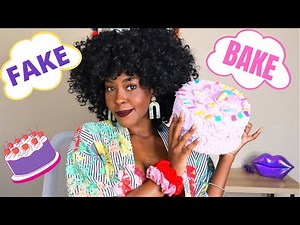 How To Make a Fake Cake | DIY Decor | Faux Cake | Photo Props | Adorned By Cherice | Arts & Crafts