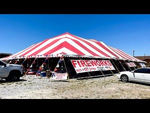 The CHEAPEST Firework Tent of 2024 ($63 Canister Shells!!)