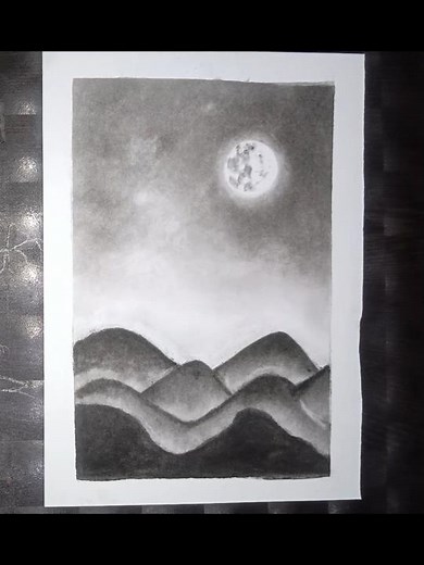 How to draw Moon drawing