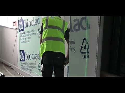 How to fit hygienic wall cladding | Installing a BioClad wall panel
