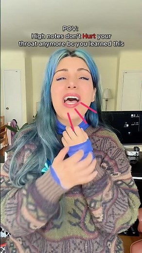 Singing High Notes Hurt your Throat? Do this trick to remove tension immediately!🤩