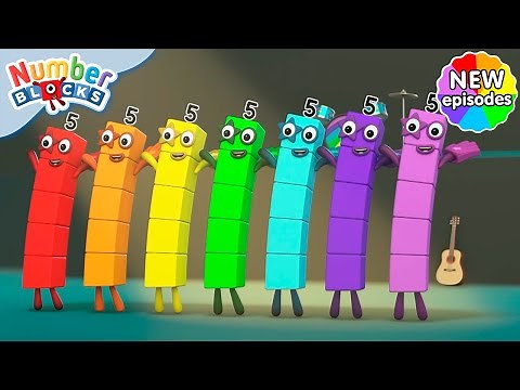 All-star Line-up | S7 E3 | Learn Times Tables | ‪@Numberblocks‬