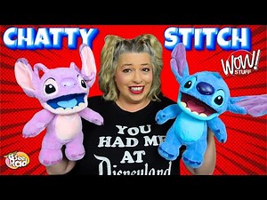 Chatty Stitch Puppet (Wow Stuff!) Unboxed - Demo, Real FX Comparison & Chatty Angel Interaction