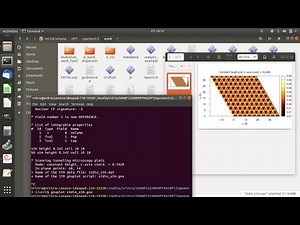Compute STM image using OpenMX [DFT] and Critic2