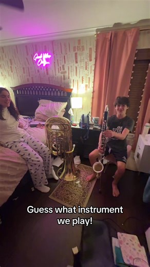 Remake of a popular vid!! @eleniiiii @505_Errors #band #tuba #clairnet #bassclarinet #woodwind