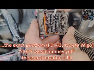 Toyota Wigo P0443 Fix | Purge Valve Circuit Malfunction (Cut Wire Behind ECU) 🚗🔧 | LYNX RIDER XP