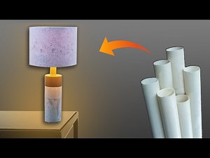 DIY How to Make Table Lamp From PVC PIPE | Creative Ideas PVC Crafts