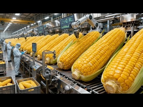 Inside a High-Tech Production Line: From Dry Corn to Fluffy Treats (Full Process)