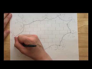 How to Draw a Brick Wall Design