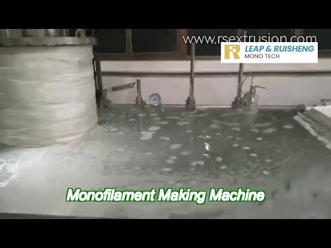 zipper pet monofilament yarn making machine 7.5kw high accuracy