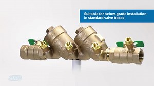 Wilkins 1-1/4 in. Dia Bronze Double Check Backflow Preventer 114-950XLT2
