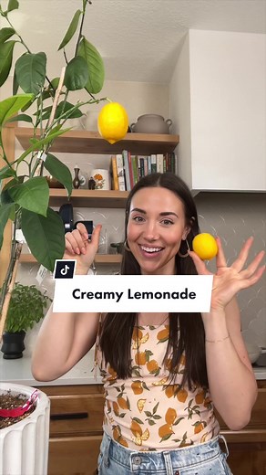Creamy Vegan Lemonade with 2 Lemons (Meyer Lemon Tree Edition!)