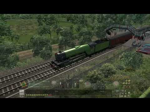 Train Simulator Flying Scotsman North Wales Coast Express Return (1990) Pt 1