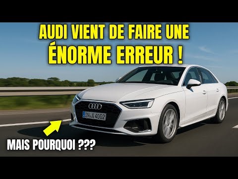 AUDI VIENT DE FAIRE UNE ÉNORME ERREUR...