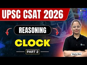 CSAT Reasoning IAS Prelims | Clock For UPSC CSAT | CSAT Reasoning Syllabus Questions PDF EduTap