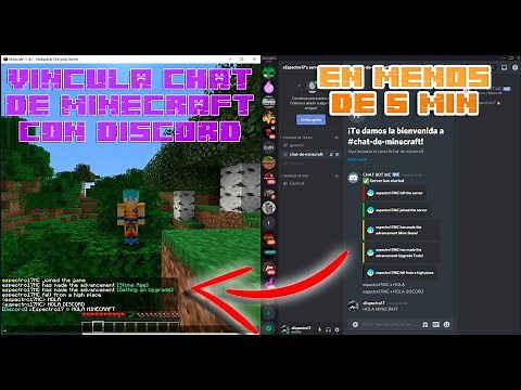 VINCULAR CHAT DE MINECRAFT CON DISCORD | DISCORD SRV PLUGIN