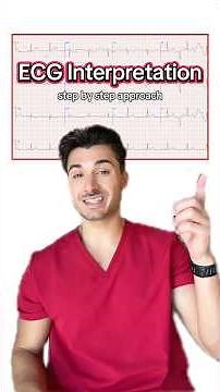 Read an ECG in 6️⃣ Easy Steps #medstudent #medschool #medicalschool #medicalstudent #ecg #cardiology