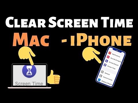 How to Clear Screen Time on MacBook, Mac and iPhone: Remove Screen Time Data