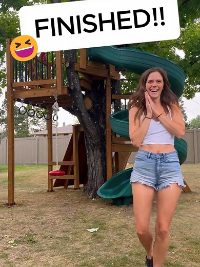 Building a treehouse. What is your favorite part? The children loved it! And my best bathroom project! 🥰 #diy #treehouse #bathroom #bathroommakeover #treehousebuild #diymom #kidstreehouse #momsoftiktokclub #sponsored #diyer #diybuild #diytiktoks #facavocemesma