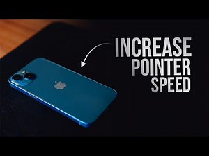 How to Increase Pointer Speed in iPhone (tutorial)