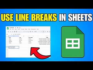 How To Use Line Breaks In Google Sheets (Step By Step Guide)