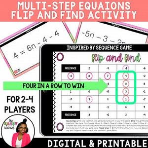 Multi Step Equations Game