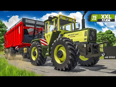 Planänderung: Der FUHRPARK muss wachsen! MB TRAC auf dem Hof | XXL Farm #20 | FARMING SIMULATOR 25