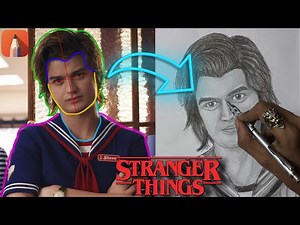 How to Draw Steve Harrington ✏️ Stranger Things Season 5 Volume 2 🔥 Realistic Pencil Sketch